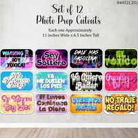 35 Spanish Photo Booth Props, Spain Themed Party Props, Barcelona Party ...