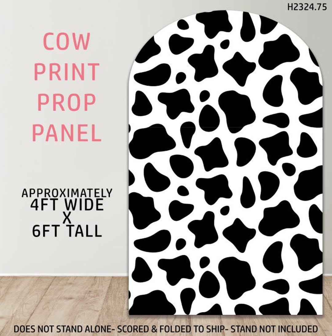 H2324 -6 Ft Cow Print Panel - Etsy