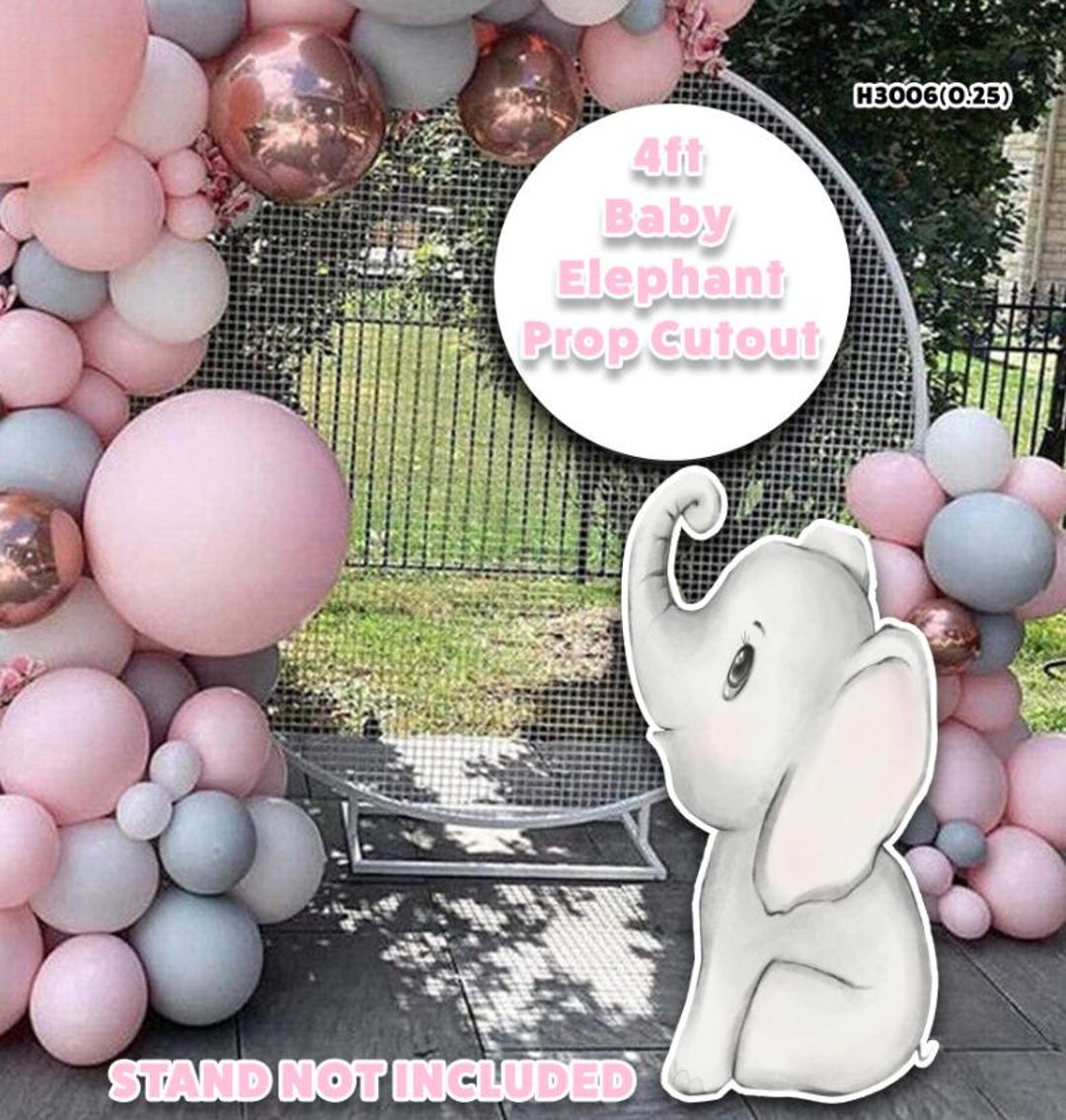 H3006- 4ft Baby Elephant Prop NO Stands or Balloons Included - Etsy
