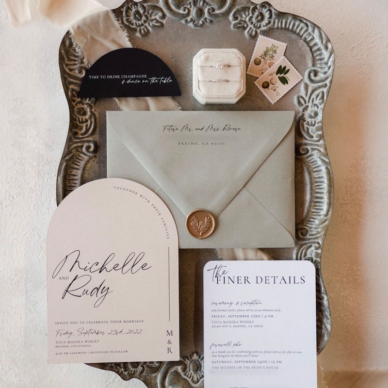 Wedding Invitation Suite - Etsy