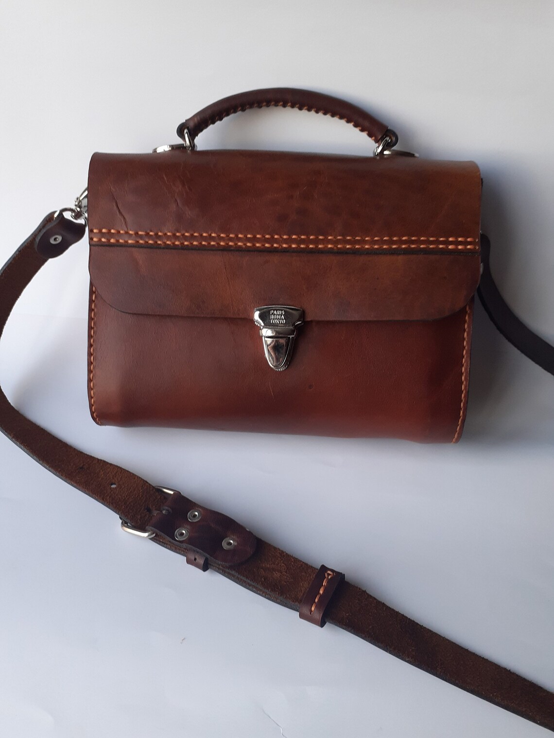 Leather Bag for Woman, Elegant Women's Leather Bag, Handmade Formal ...