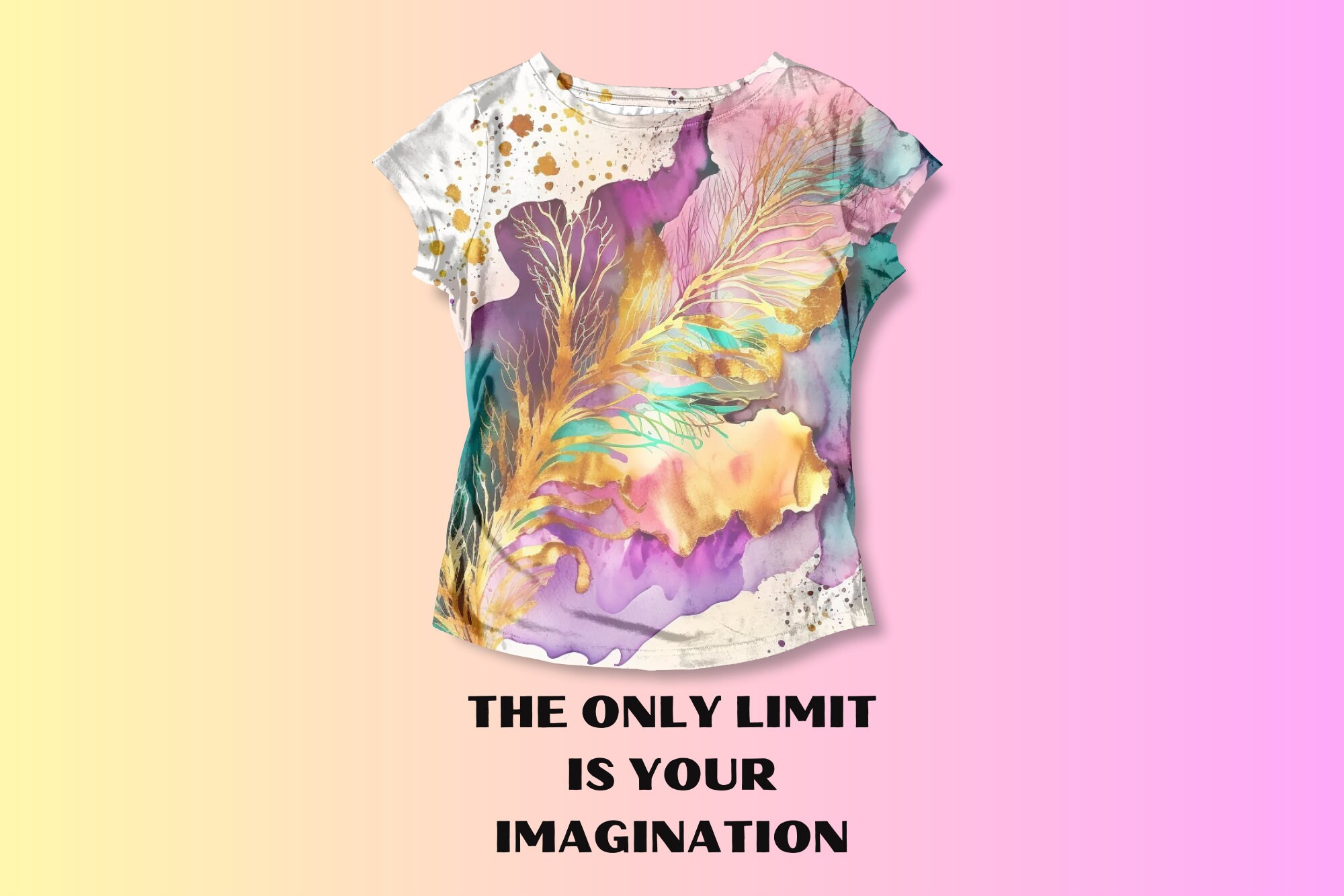 Gold Glittering Sweet Alcohol Ink Digital Paper Volume 1,alcohol Ink ...