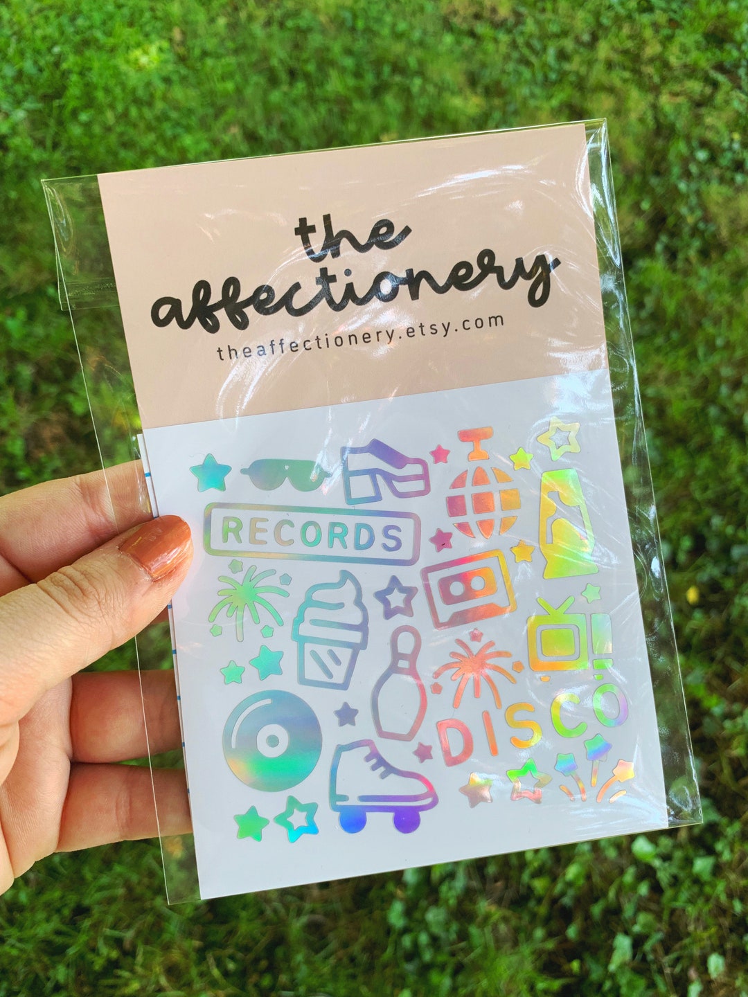 Disco Days Decal Sheet // Lightstick Decals, Retro Planner Stickers ...