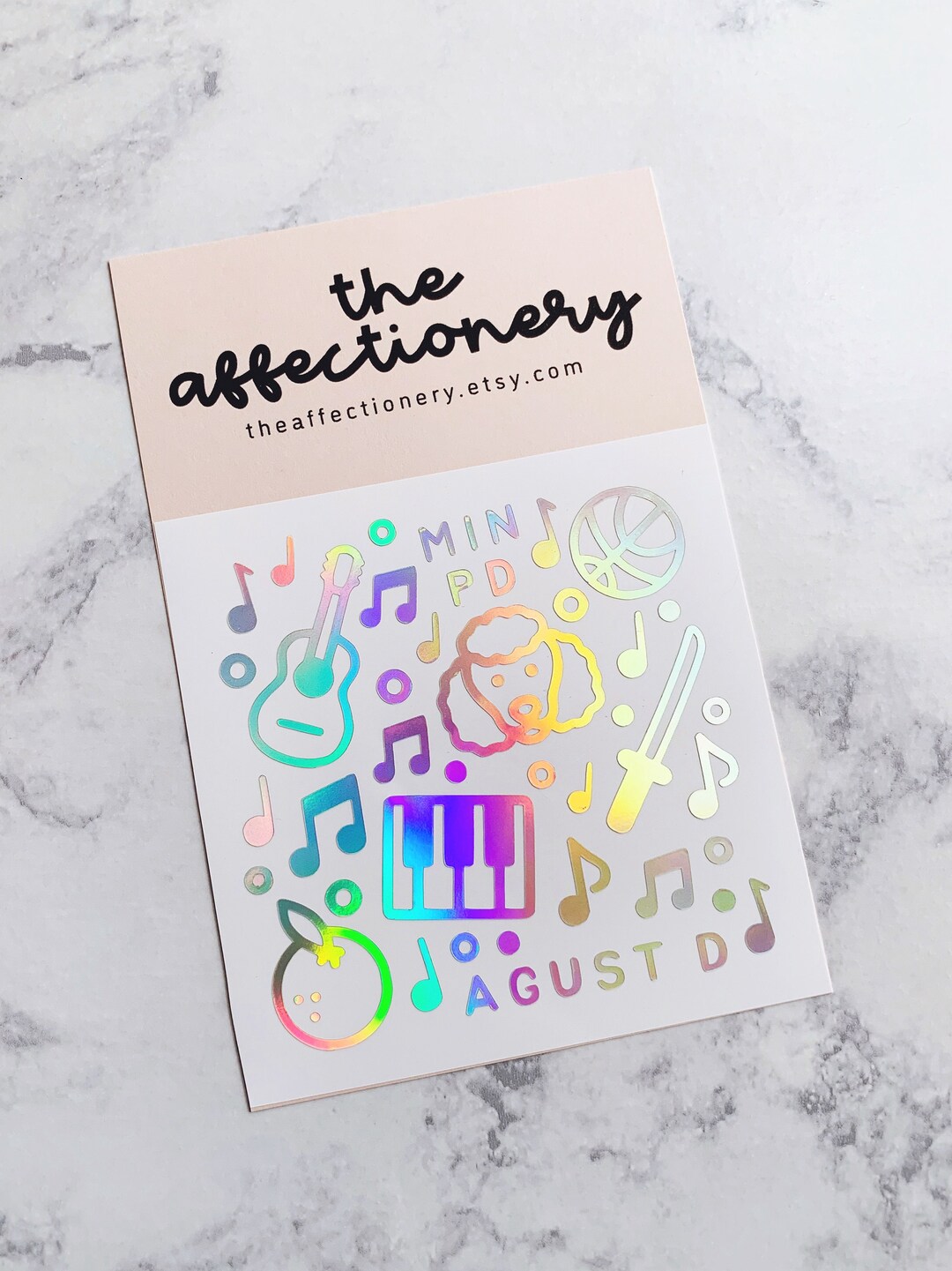 Yoongi Vibes Decal Sheet // Handmade ARMY Bomb Stickers, Bts-inspired ...