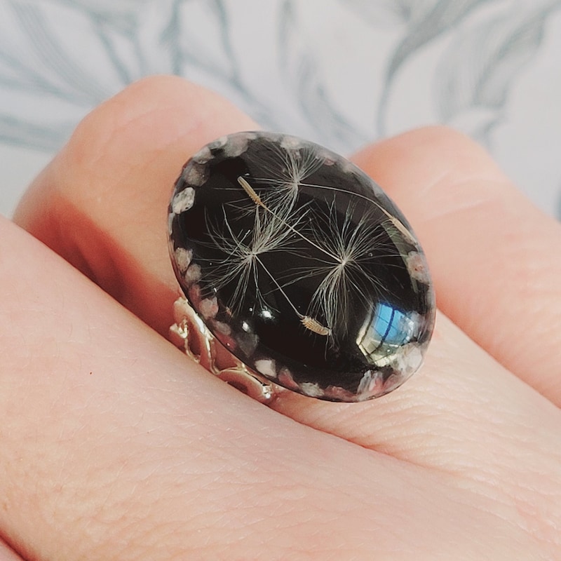 Dandelion Ring - Etsy
