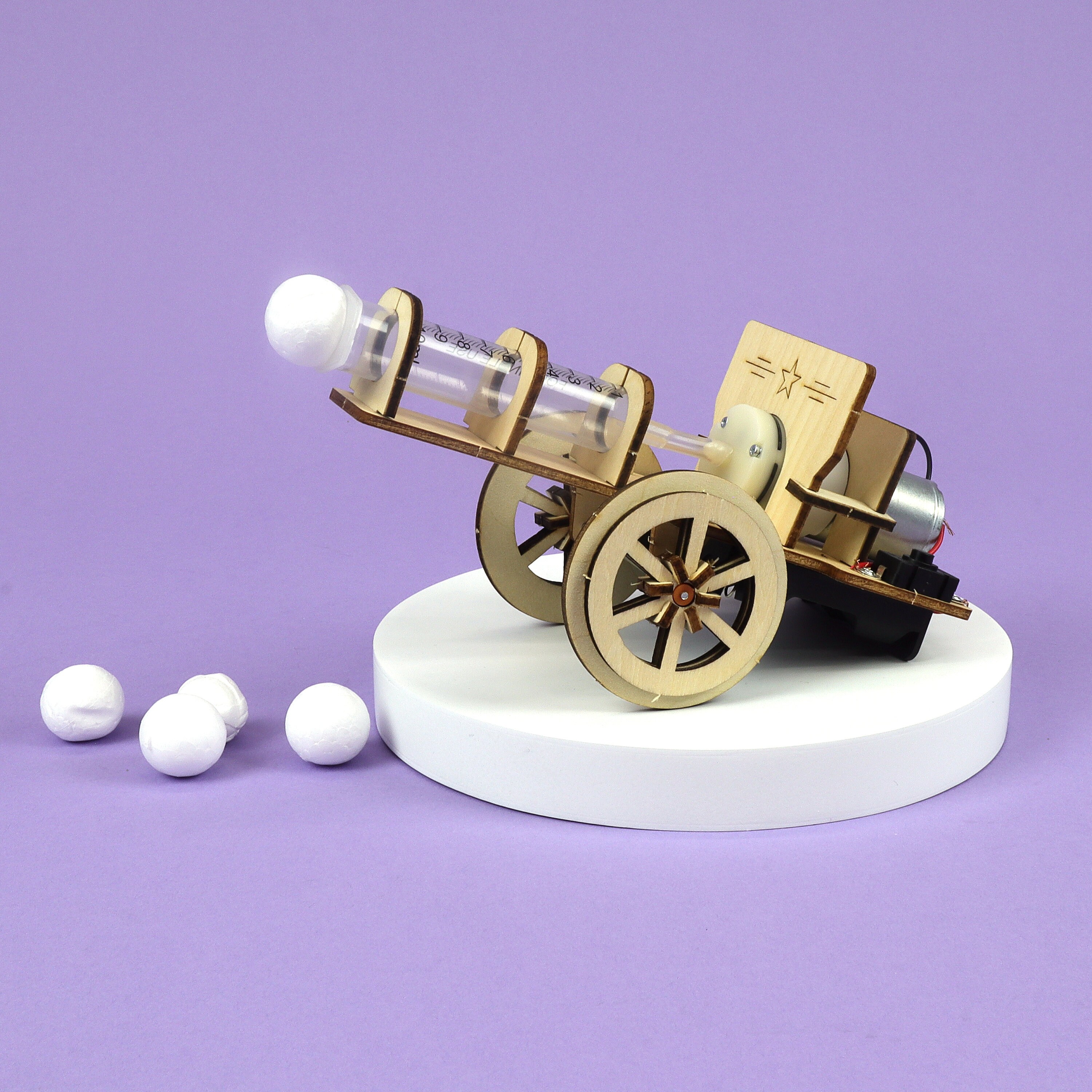 DIY Cannon Ball Launcher Kit: Educational STEM Toy, Free ...