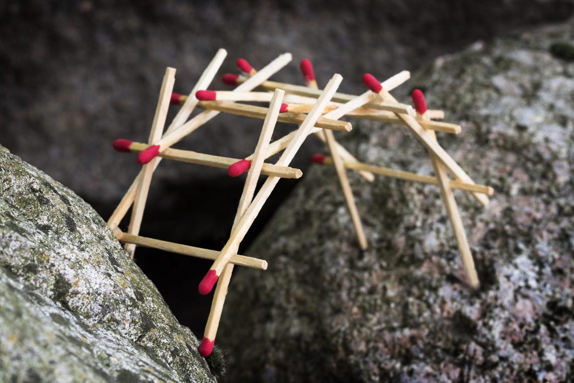 Da Vinci's Bridge DIY Kit, Educational STEM Toy, Craft Kit for Kids - Etsy