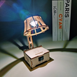 DIY Wooden Lamp Kit: Personalized STEM Educational Toy - Etsy