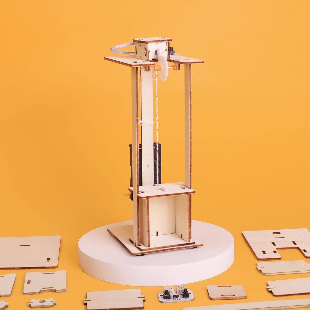 DIY Kit Electric Elevator - Educational STEM Toy for Kids, Fun Science ...