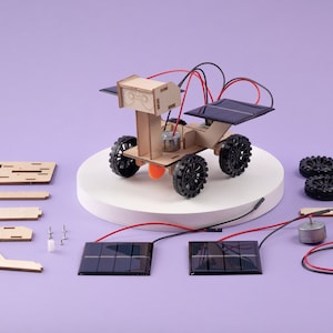 DIY Kit Solar Powered Mars Exploration Rover - Educational STEM Toy for ...