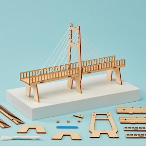 Cable Bridge DIY Kit, Educational STEM Toy, Craft Kit for Kids - Etsy