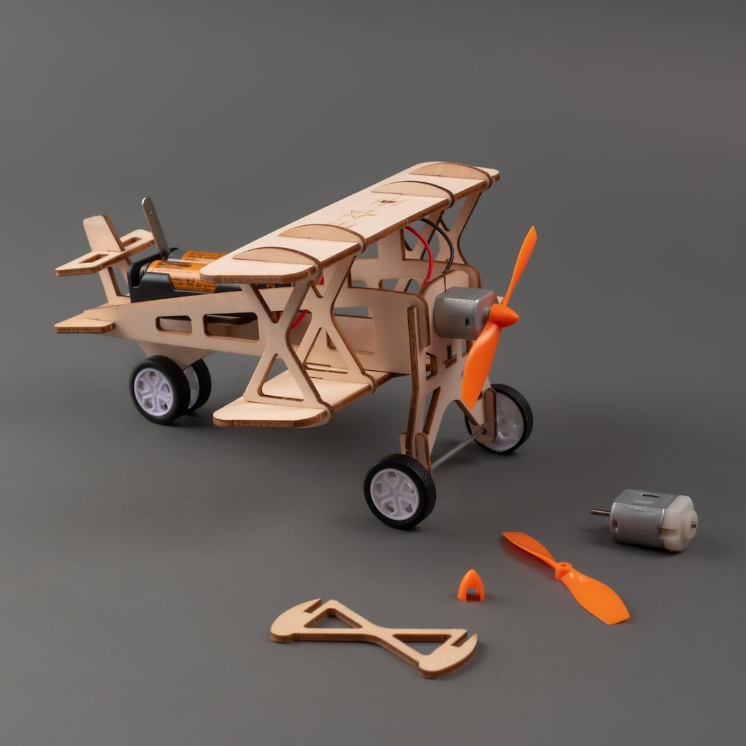 DIY Propeller Plane Kit: Educational STEM Toy With Personalization - Etsy