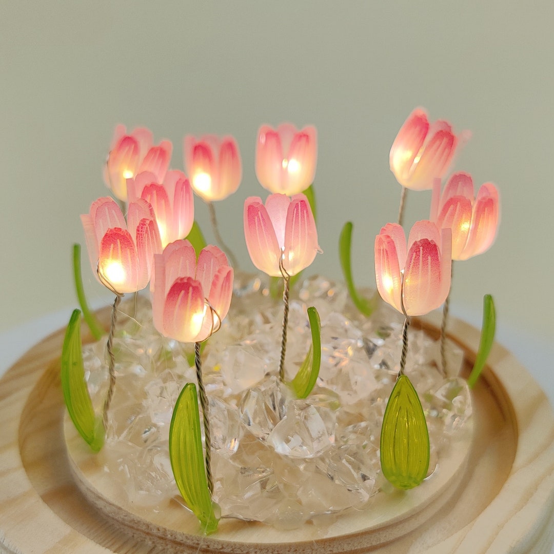 Tulip LED Light DIY Kit: Handmade Night Light Craft - Etsy