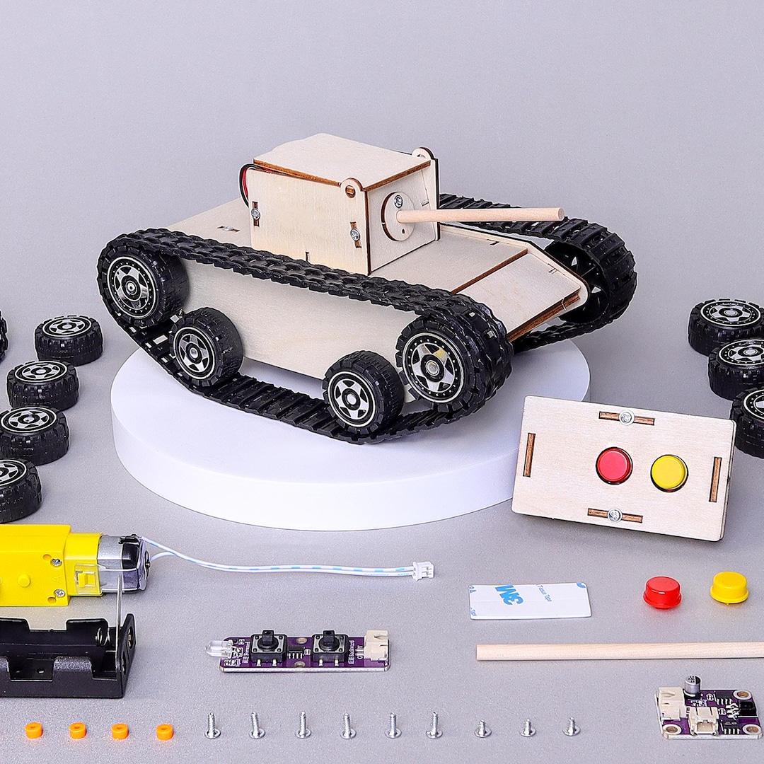 Personalized DIY Remote Control Tank Kit: Educational STEM Toy - Etsy