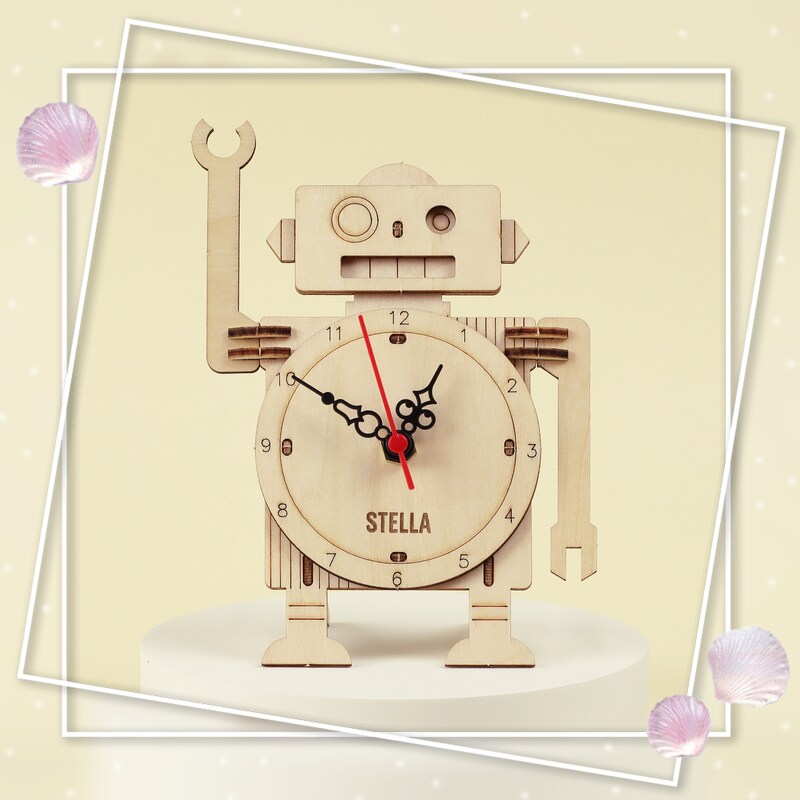 Wooden Clock Kit - Etsy