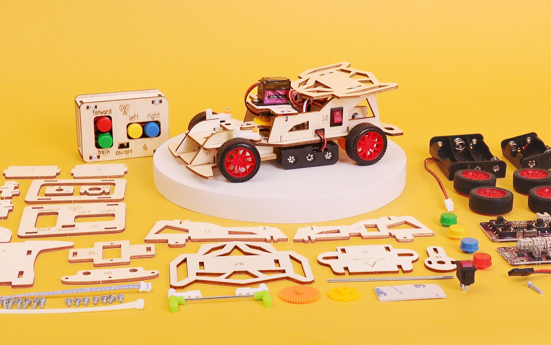DIY Radio Controlled Car Kit: STEM Educational Toy, Free ...