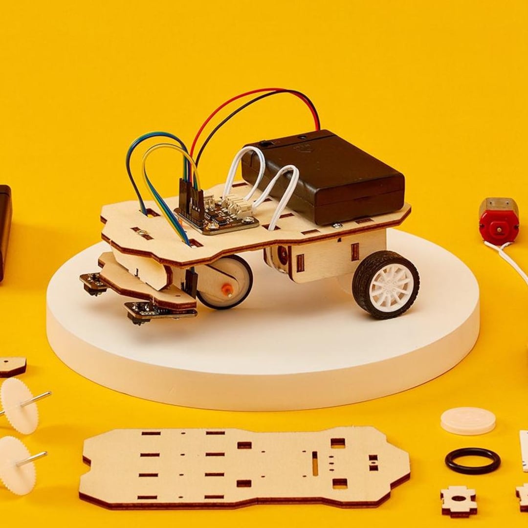 DIY Kit Build a Line Follower Robot - Educational STEM Toy for Kids ...