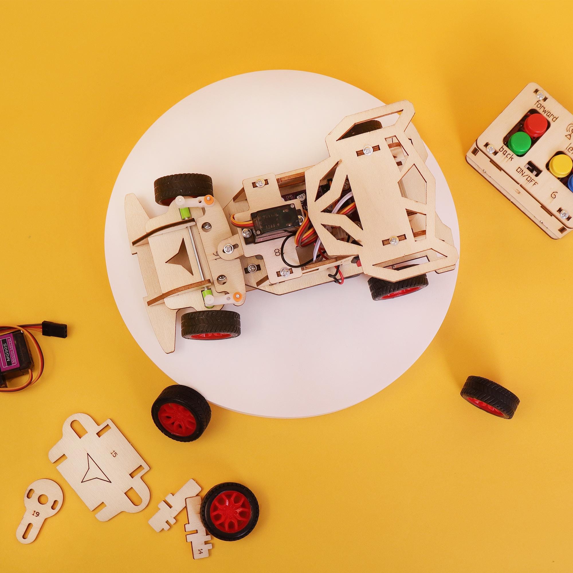 DIY Radio Controlled Car Kit: STEM Educational Toy, Free ...