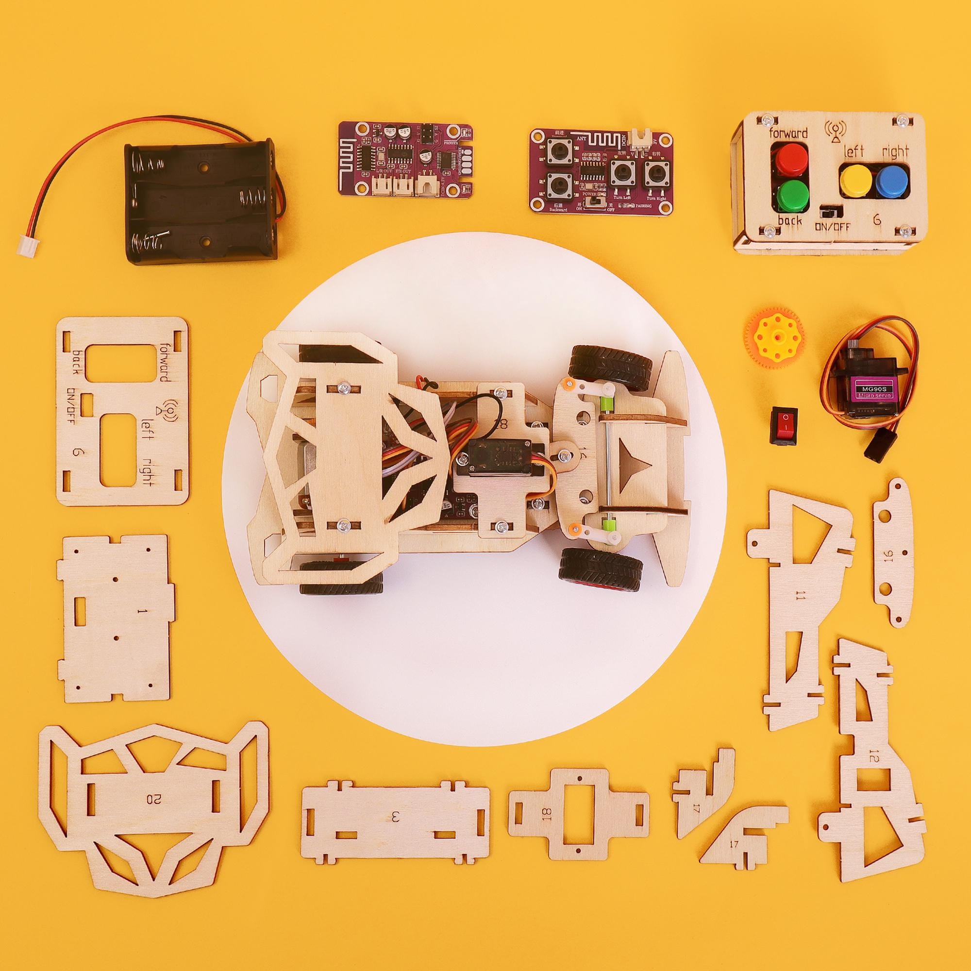 DIY Radio Controlled Car Kit: STEM Educational Toy, Free ...