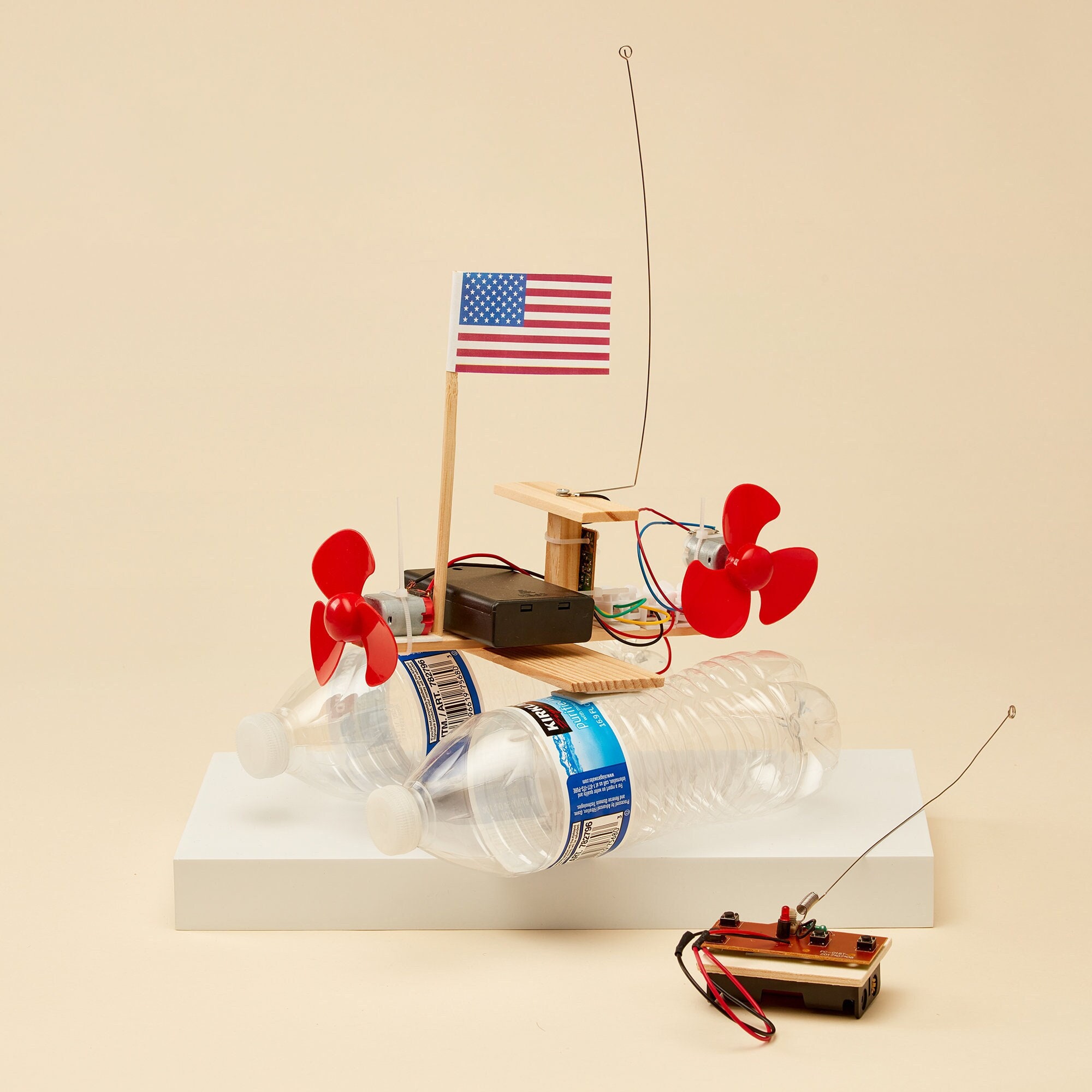 DIY Kit Radio Controlled Boat Educational STEM Toy for Kids, Fun ...