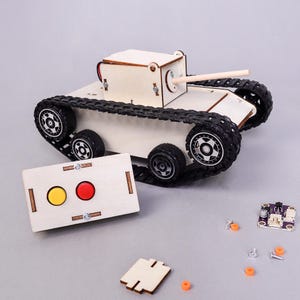 Personalized DIY Remote Control Tank Kit: Educational STEM Toy - Etsy