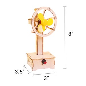DIY Variable Speed Oscillating Fan Kit: Personalized STEM Toy - Etsy