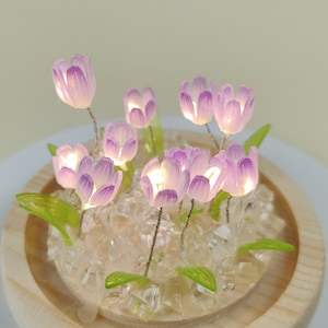 Tulip LED Light DIY Kit: Handmade Night Light Craft - Etsy