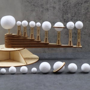 Personalizable Solar System Model DIY Kit: Educational STEM Toy - Etsy