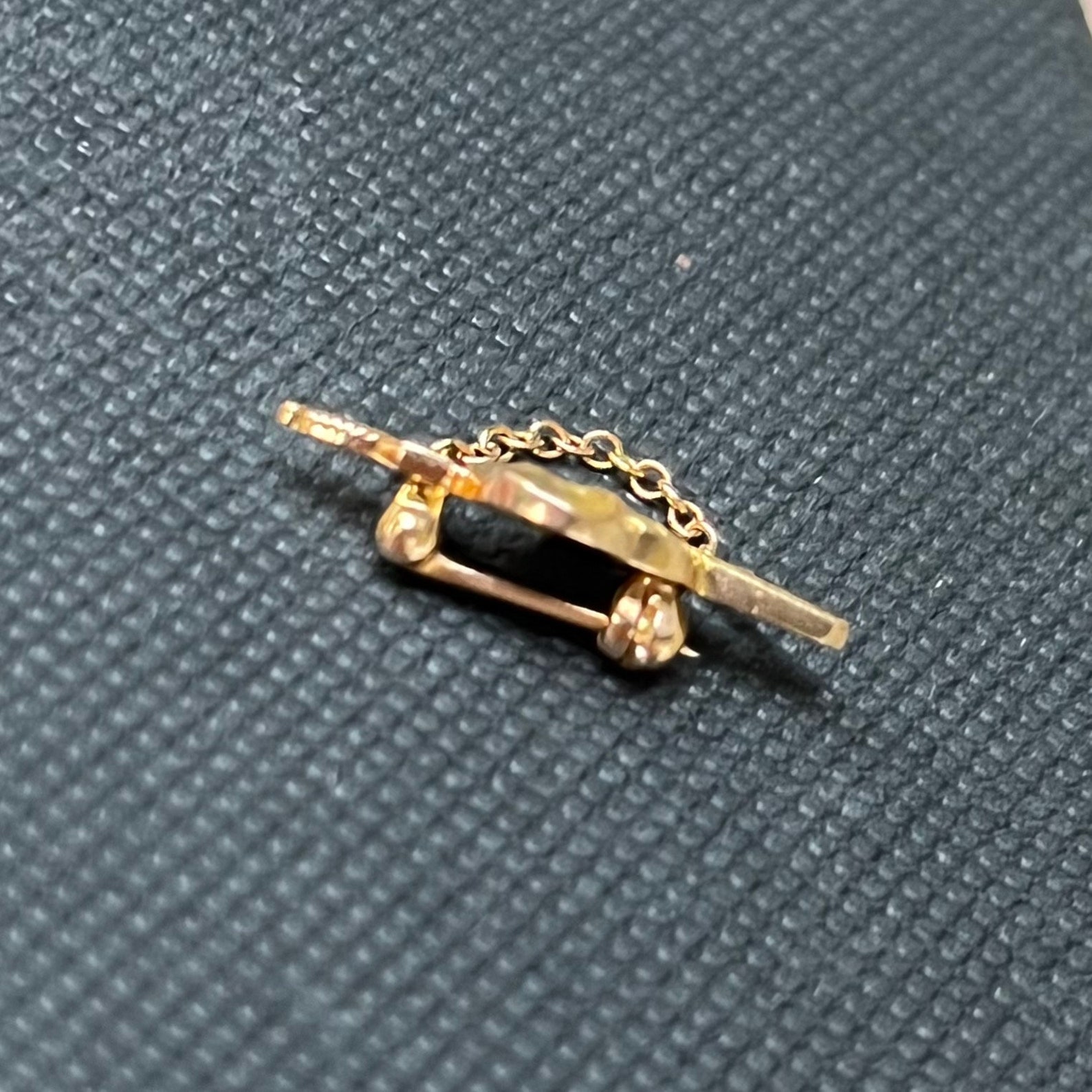 Vintage 14k Gold Sword Through Head Pin / Extender - Etsy