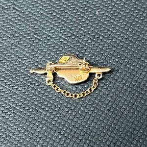 Vintage 14k Gold Sword Through Head Pin / Extender - Etsy