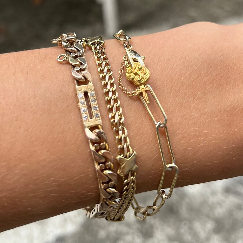 Vintage 14k Gold Sword Through Head Pin / Extender - Etsy