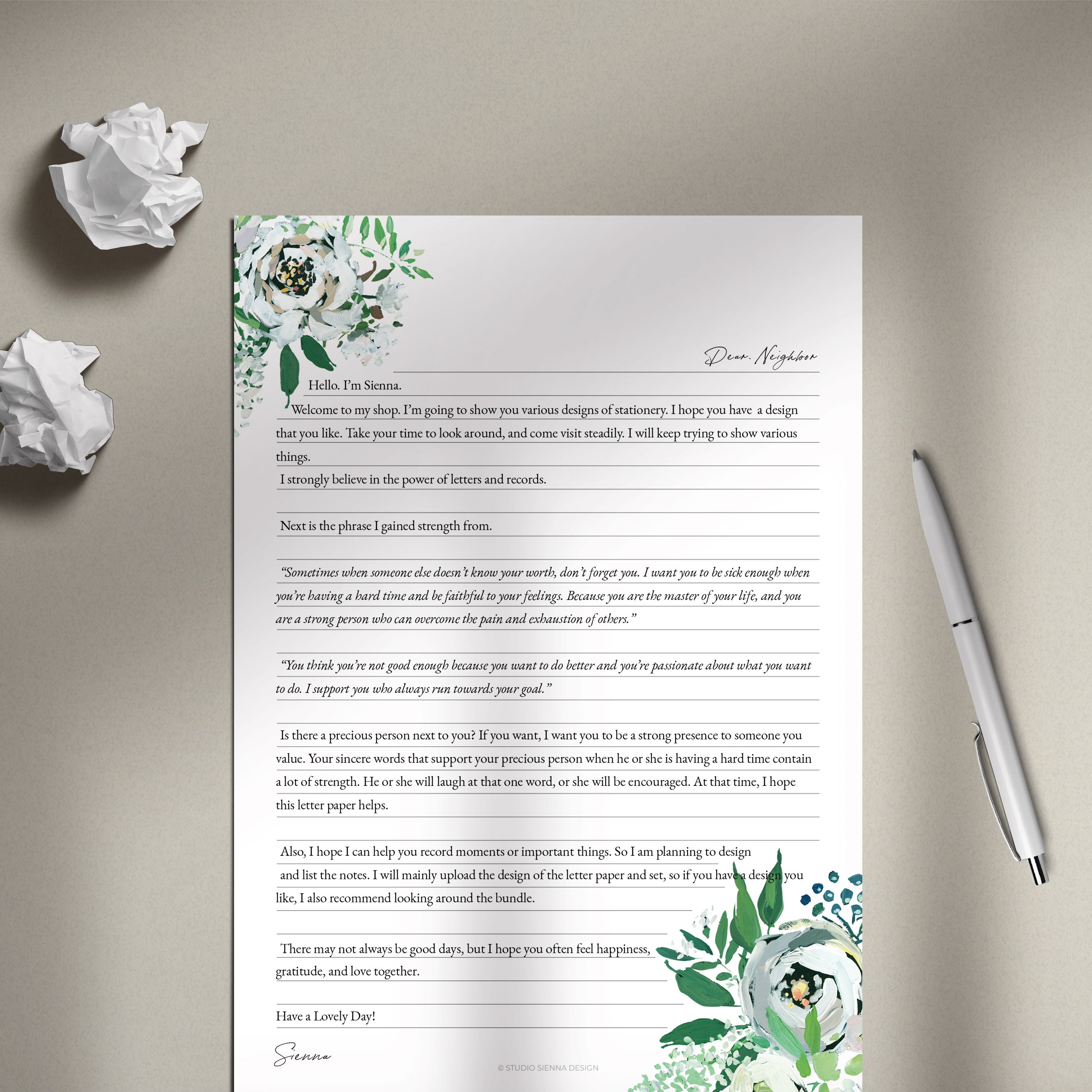 Love Letter Designer Series Paper