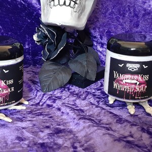 Vampires Kiss Whipped Soap, Foaming Sugar Scrub, Wicked, Shaving Cream ...