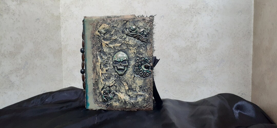 Handmade Grunge Junk Journal, Pirate Themed Journal, Altered Book ...