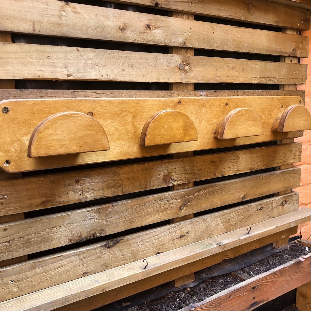 Bridle Rack Hook Headcollar Rack Hangers Rustic Wooden Handmade Horse ...