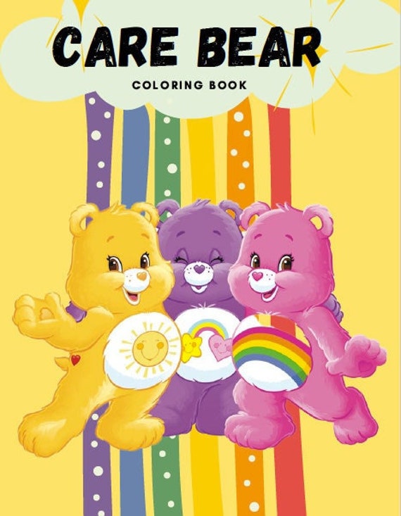Care Bear Coloring Book for Kids 28 Pages | Etsy