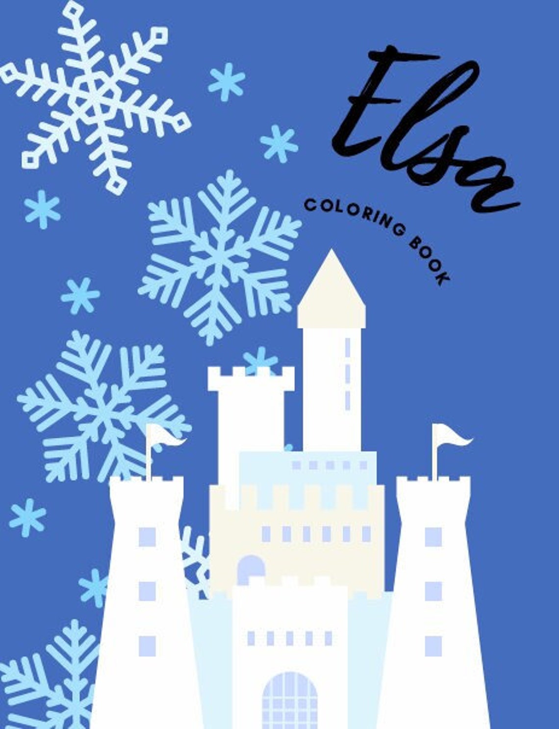 Frozen Elsa Coloring Book for Kids 21 Pages - Etsy