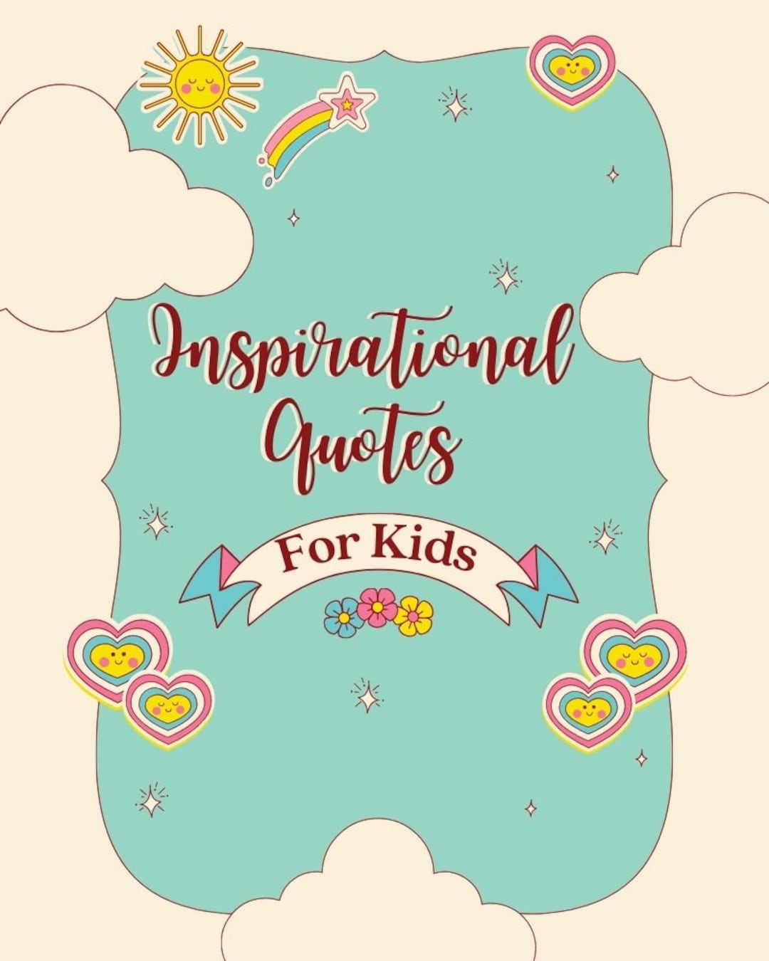 Motivational Inspirational Quotes Coloring Book for Kids 100 Pages - Etsy