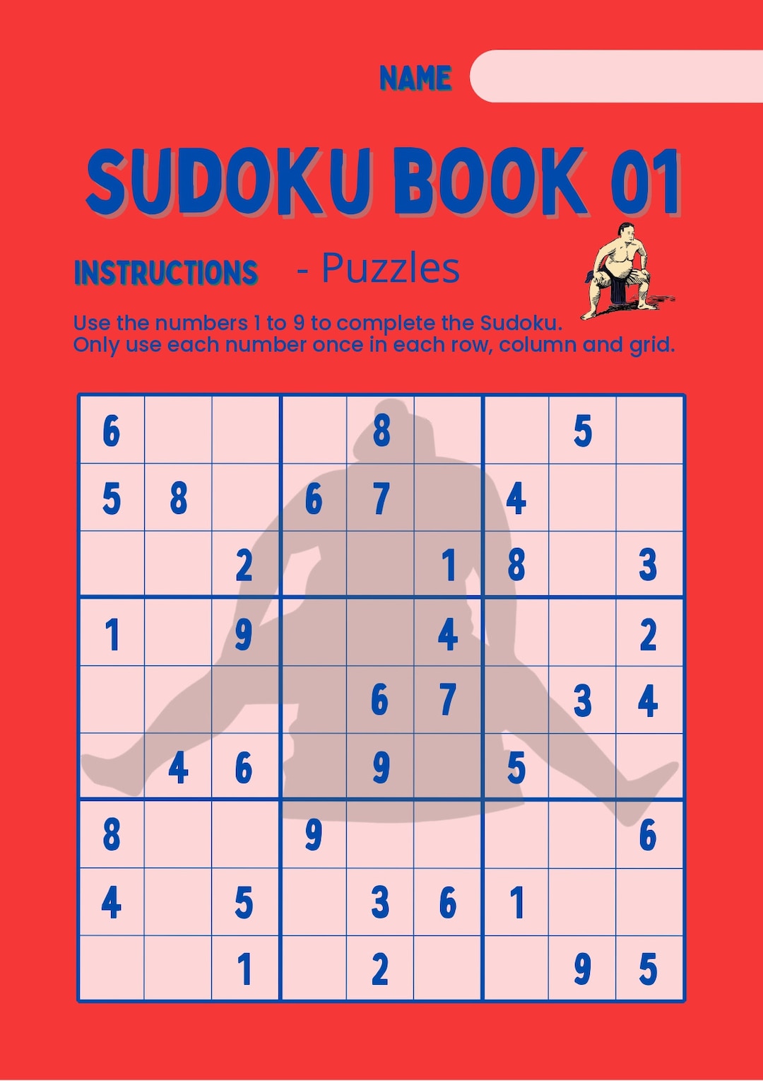 Sudoku Hard - 50 Pages and 300 Puzzles and 300 Answers - Etsy