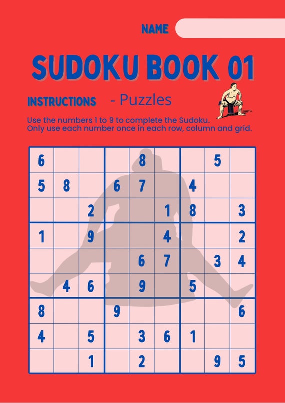 Sudoku Hard 50 Pages and 300 Puzzles and 300 Answers - Etsy