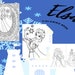 Frozen Elsa Coloring Book for Kids 21 Pages - Etsy