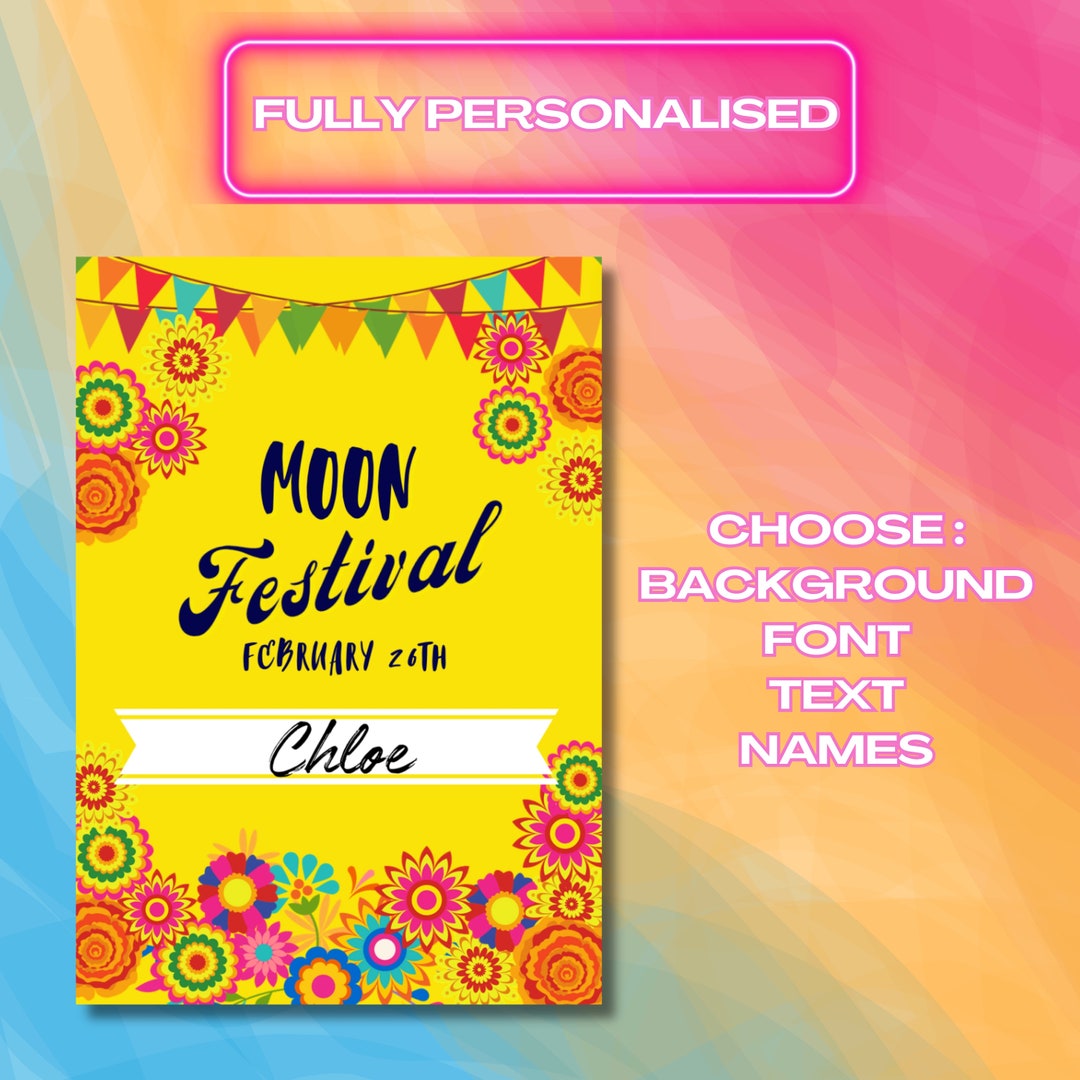 Festival Event Pass - ID - Personalised With Any Design, Logo, Photo ...