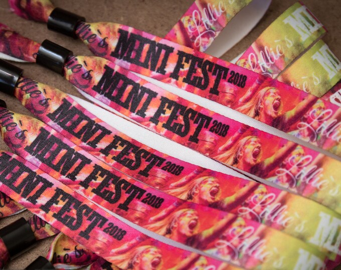 200 Personalised Paper Wristbands Custom Text Tyvek Bands Hen Stag ...