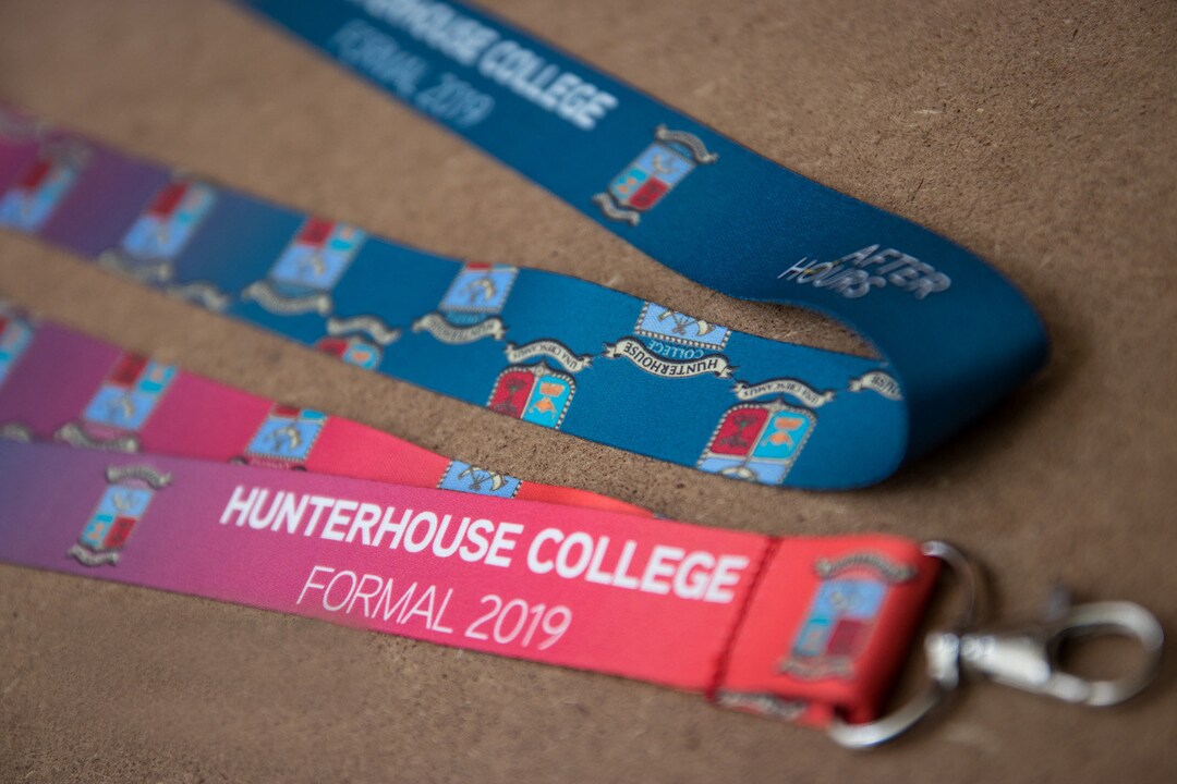 Personalised Lanyards: Full-colour 10/15/20/25mm Company Logo / School ...