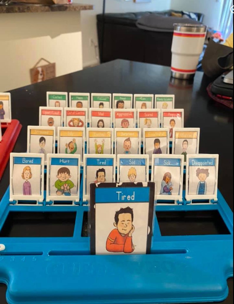 Emotions Game - Guess Who! - Etsy