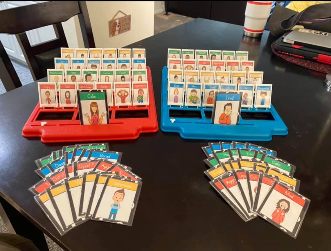 Emotions Game - Guess Who! - Etsy