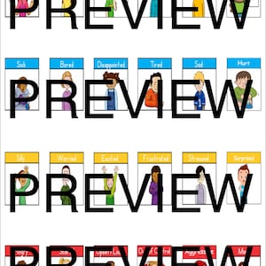 Emotions Game - Guess Who! - Etsy