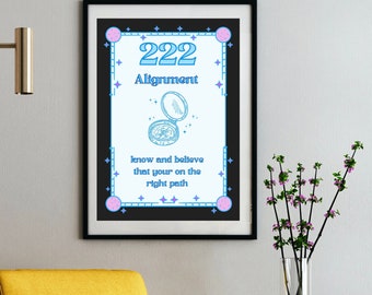 Alignment 222 Poster - Etsy