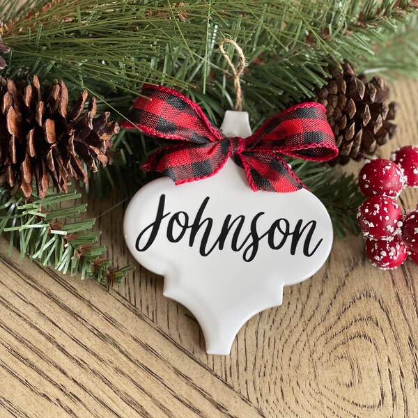 Ceramic Tile Christmas Ornaments - Etsy