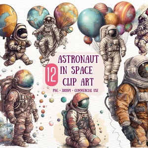 Astronaut Travels in Space Clip Art 12 PNG - Galaxy PNG Cosmos Art ...